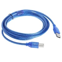 CABO USB A-B MACHO X MACHO AZUL BLINDADO C/3 METROS - Beta Componentes ...