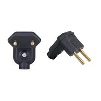PLUG AC MACHO BIPOLAR ABNT 90G 10A - Beta Componentes Eletrônicos