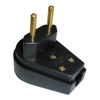 PLUG AC MACHO BIPOLAR ABNT 90G 10A - Beta Componentes Eletrônicos