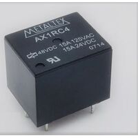 RELE AT1RC4 48VCC 15A C/1 CONTATO - Beta Componentes Eletrônicos