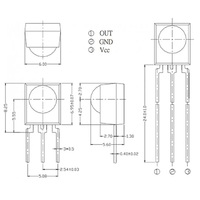 SENSOR OPTO PHCR123F RECEPTOR INFRAVERMELHO - Beta Componentes Eletrônicos