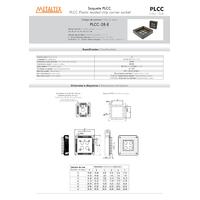 SOQUETE PLCC 32 PINOS DIP - Beta Componentes Eletrônicos
