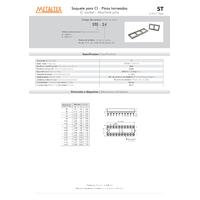 SOQUETE TORNEADO 32 PINOS - Beta Componentes Eletrônicos
