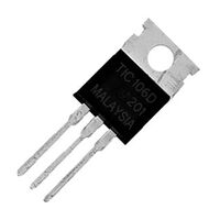 TRANSISTOR TRIAC TIC 106D-04AMP/400V - Beta Componentes Eletrônicos