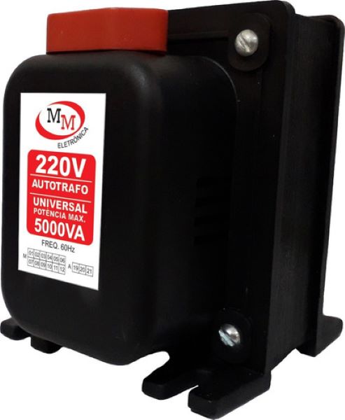 AUTO TRAFO 110V/220V 5000VA ABNT MM - Beta Componentes Eletrônicos