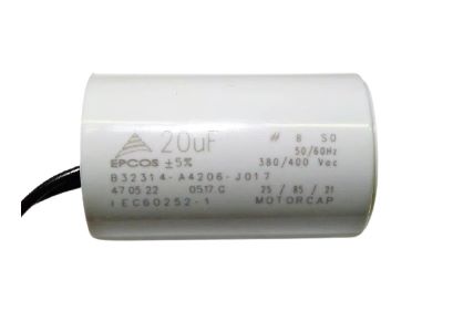 CAPACITOR POLIPROPILENO 20MF/380VAC - Beta Componentes Eletrônicos