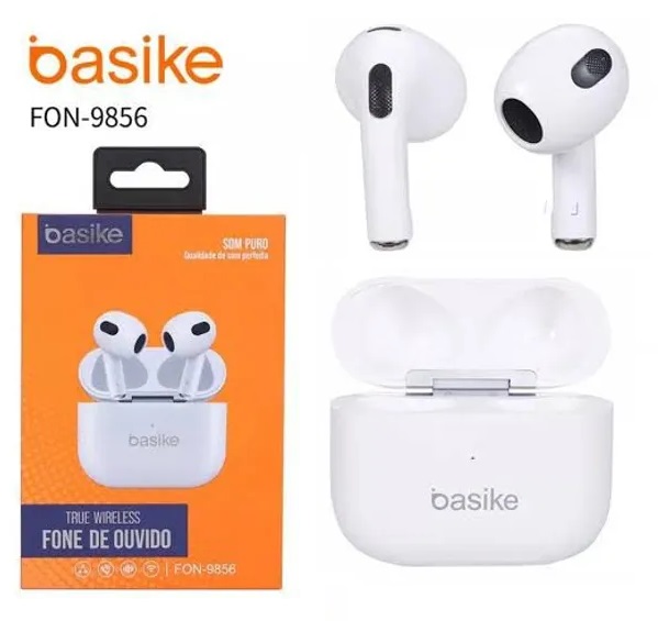 FONE DE OUVIDO SEM FIO BLUETOOTH BASIKE FON-9856 - Beta Componentes ...