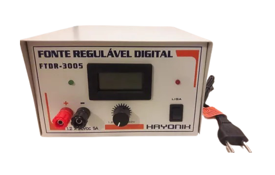 FONTE REGULAVEL 1,2V-30VDC/ 5AMP DIGITAL HAYONIC - Beta Componentes ...