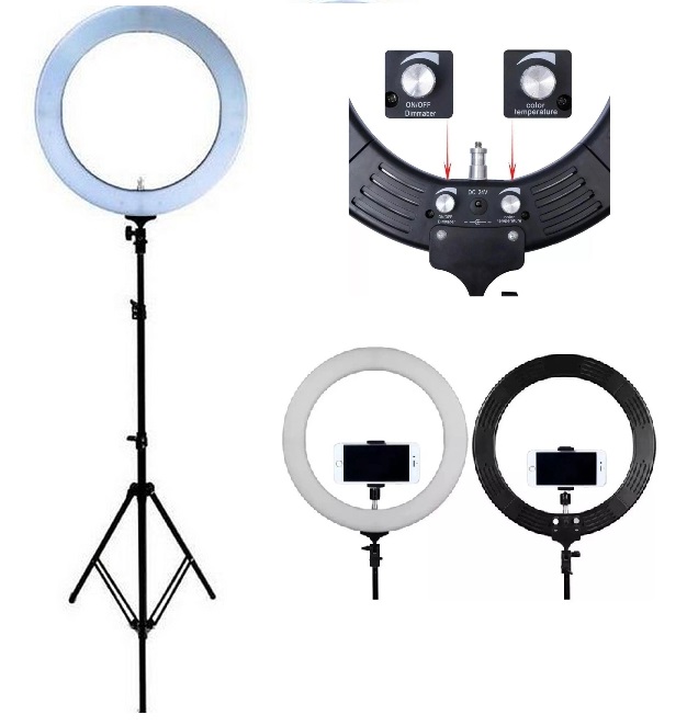 ILUMINADOR RING LIGHT 10 POLEGADAS 26CM - Beta Componentes Eletrônicos