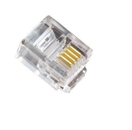 MODULAR PLUG RJ-11 6P4C - Beta Componentes Eletrônicos