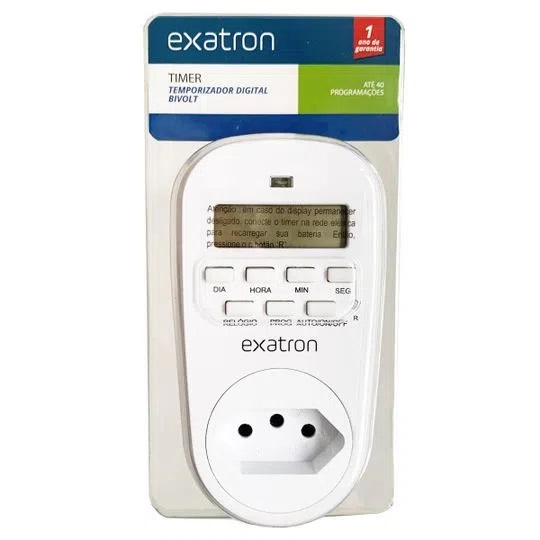 TIMER TEMPORIZADOR DIGITAL 10A BIVOLT EXATRON - Beta Componentes ...