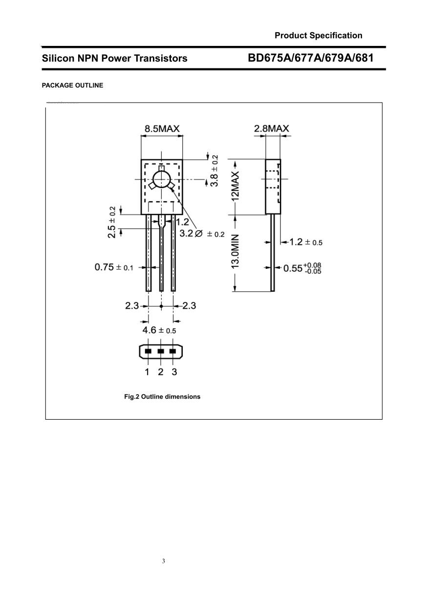 TRANSISTOR BD 681 - Beta Componentes Eletrônicos