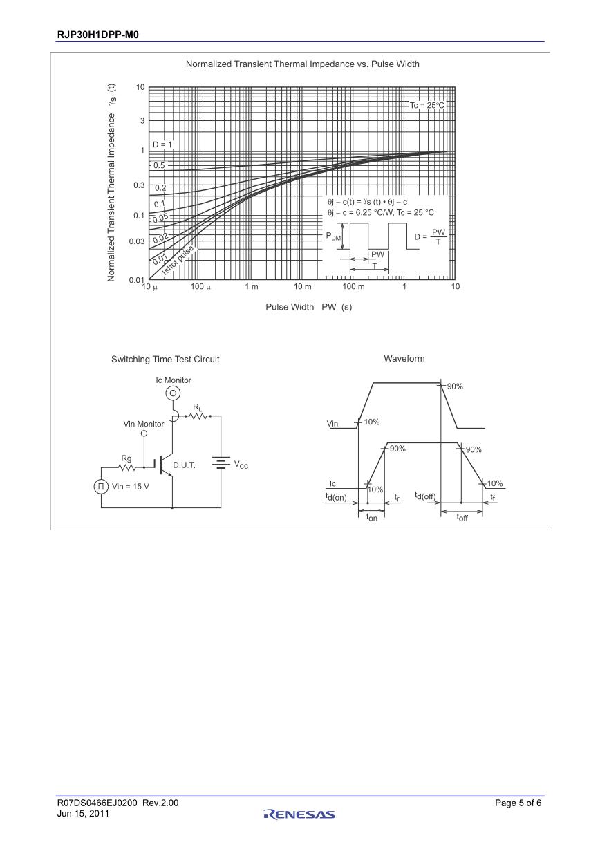 TRANSISTOR IGBT CANAL N RJP 30H2 - SMD - Beta Componentes Eletrônicos
