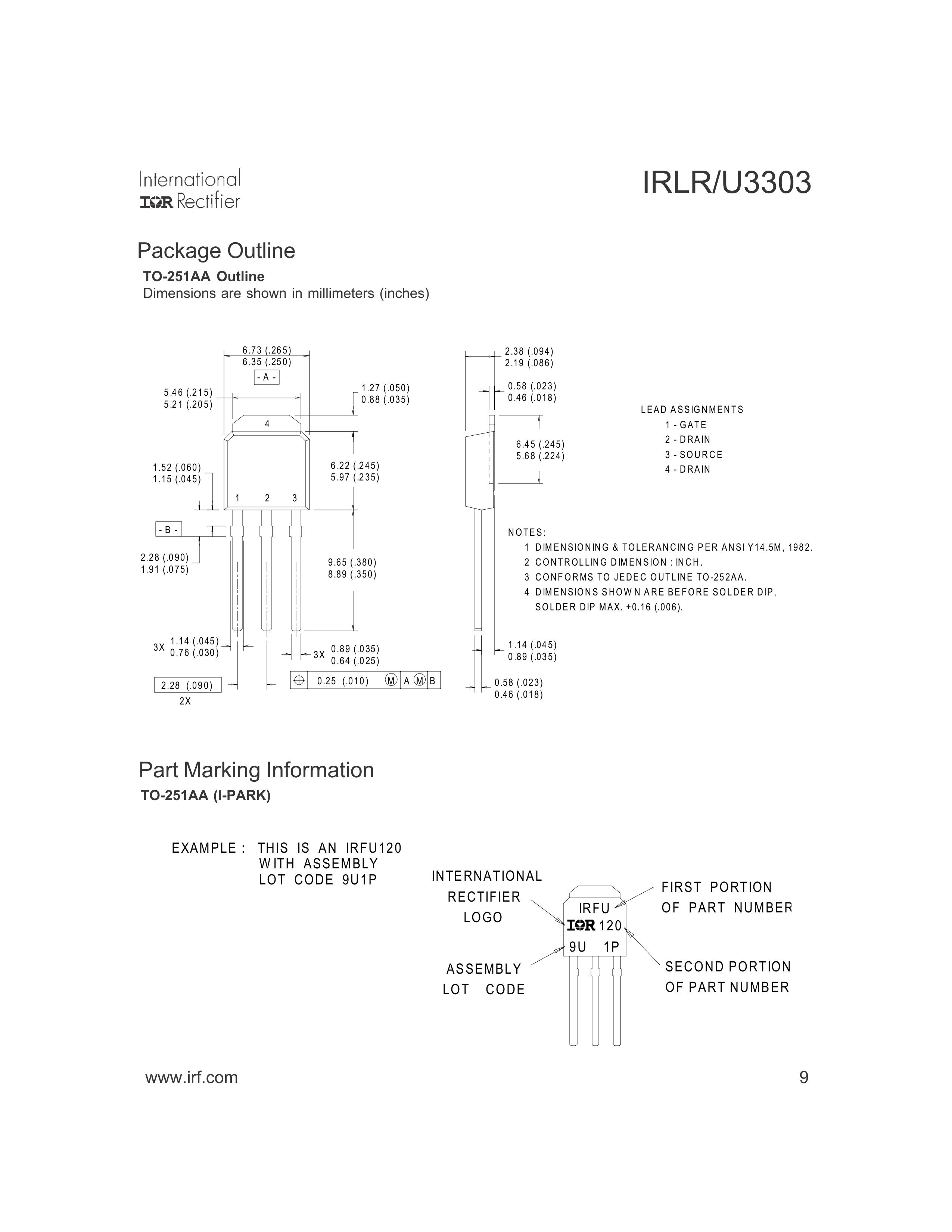 TRANSISTOR IRL 3303 SMD - Beta Componentes Eletrônicos