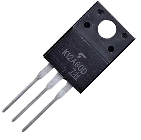 TRANSISTOR K12A60D MOSFET TO-218 - ISOLADO - Beta Componentes Eletrônicos