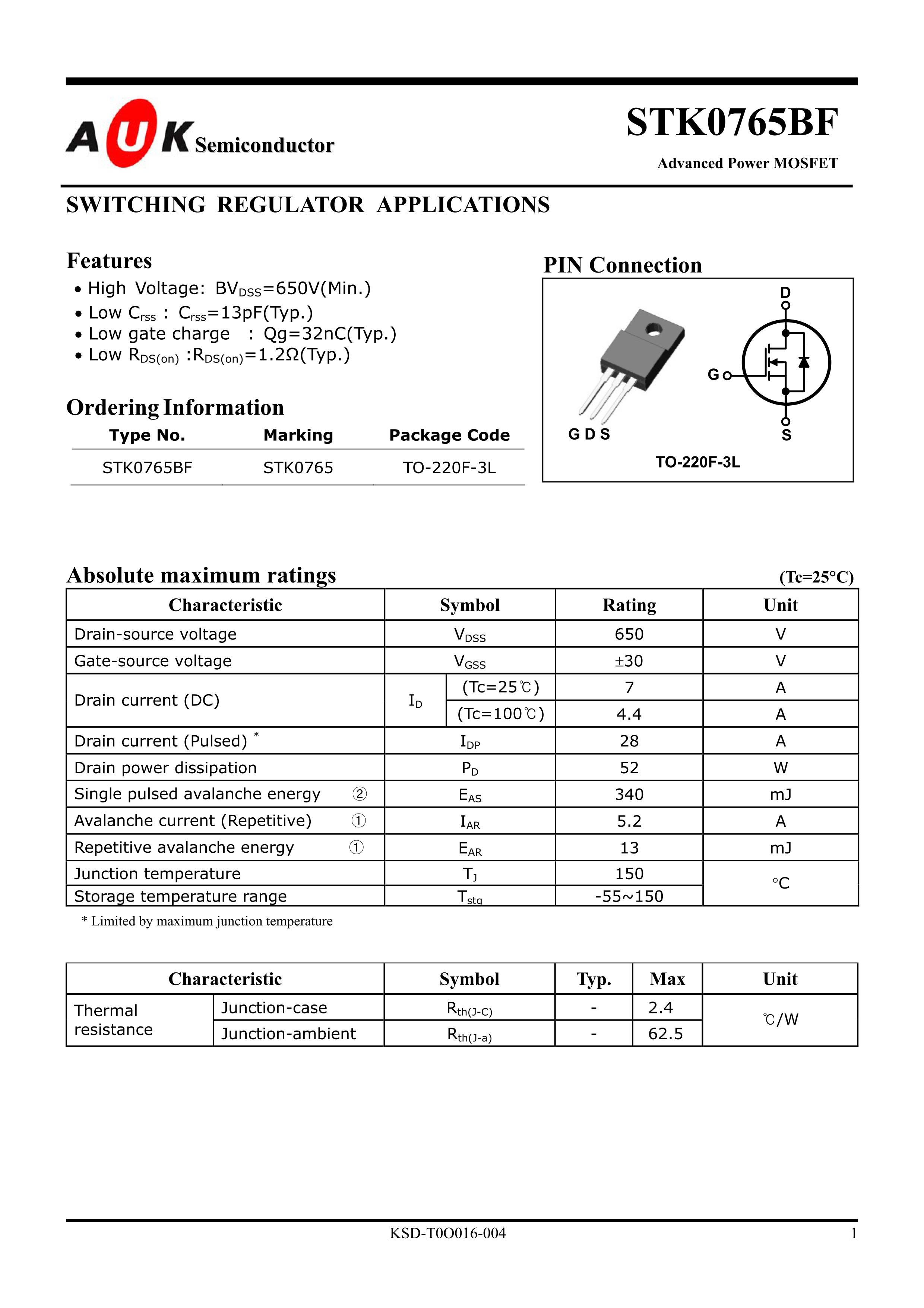 TRANSISTOR STK 765 - Beta Componentes Eletrônicos