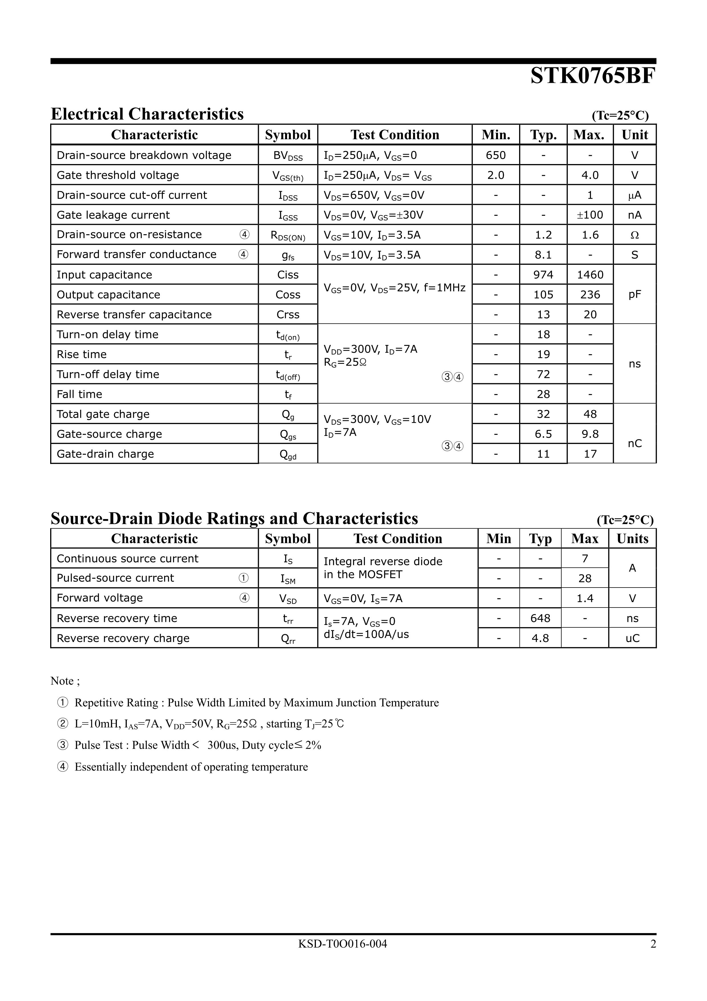 TRANSISTOR STK 765 - Beta Componentes Eletrônicos