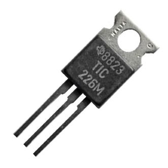 TRANSISTOR TRIAC TIC 226M-08AMP/600V - Beta Componentes Eletrônicos