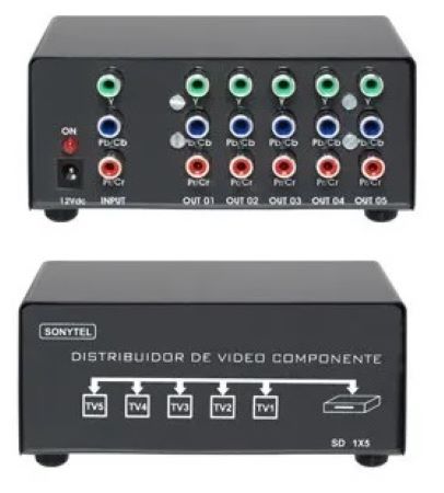 VIDEO SPLITTER VIDEOCOMPONENTE 01X05 - Beta Componentes Eletrônicos